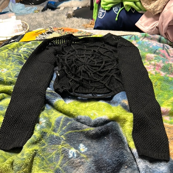 Tops | Spiderweb Sweater | Poshmark
